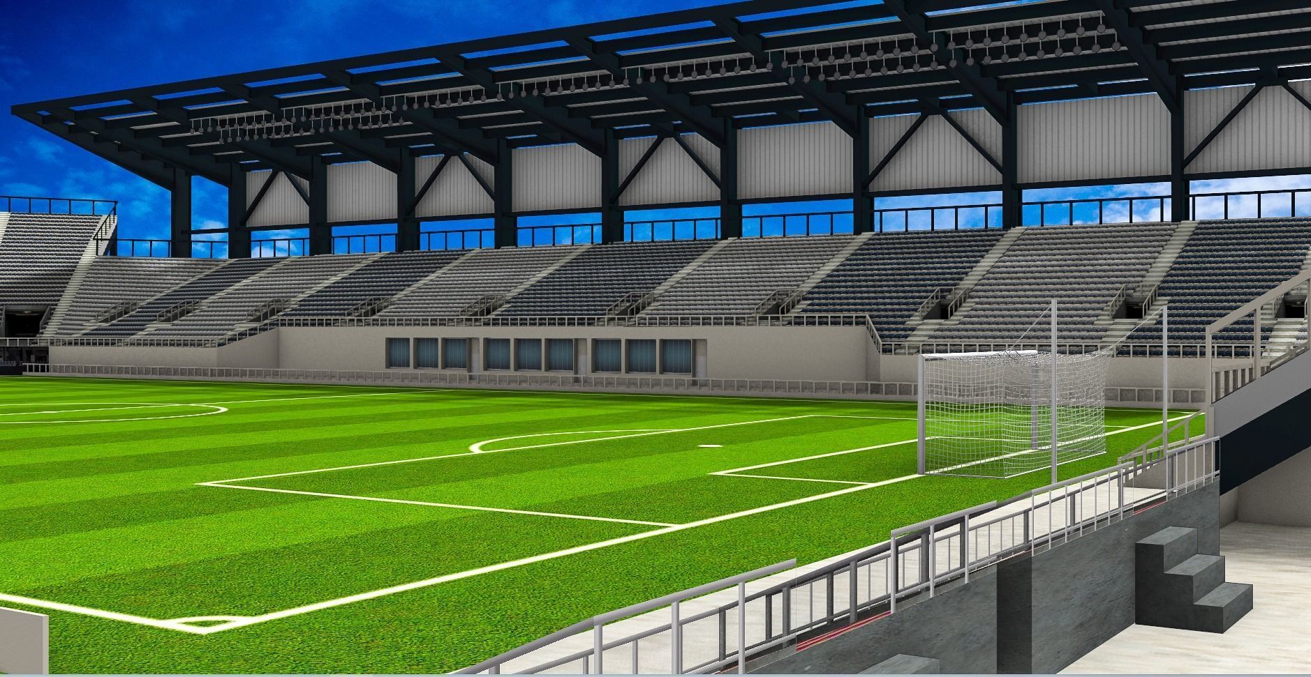 3D model Audi Field DC Stadium VR / AR / low-poly | CGTrader