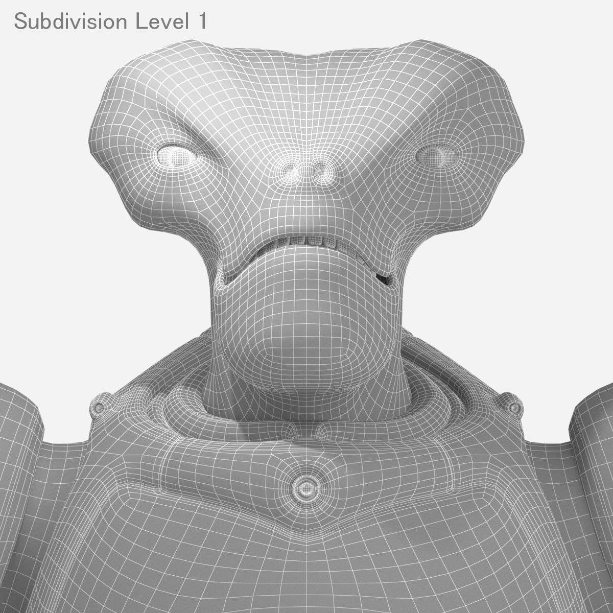 3D model Alien in armored suit VR / AR / low-poly rigged | CGTrader