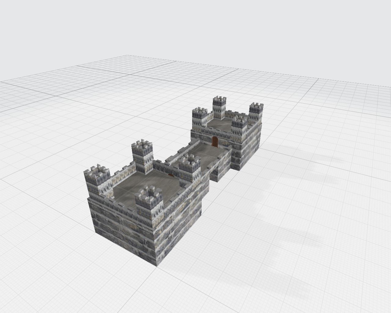 Medieval Entrance Tower Gate 3D model | CGTrader