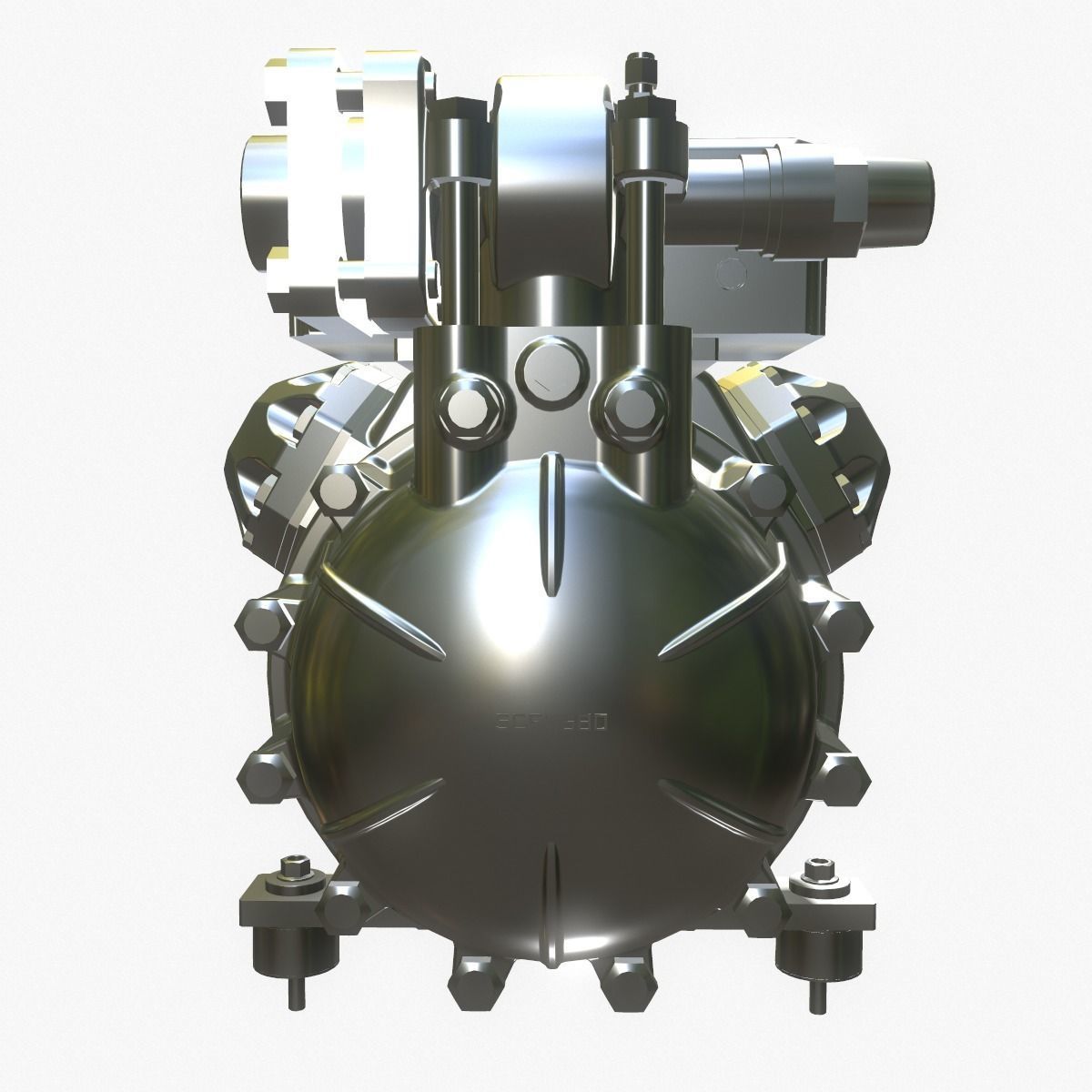 Ice Compressor Hardsurface industrial Machine 3D model | CGTrader