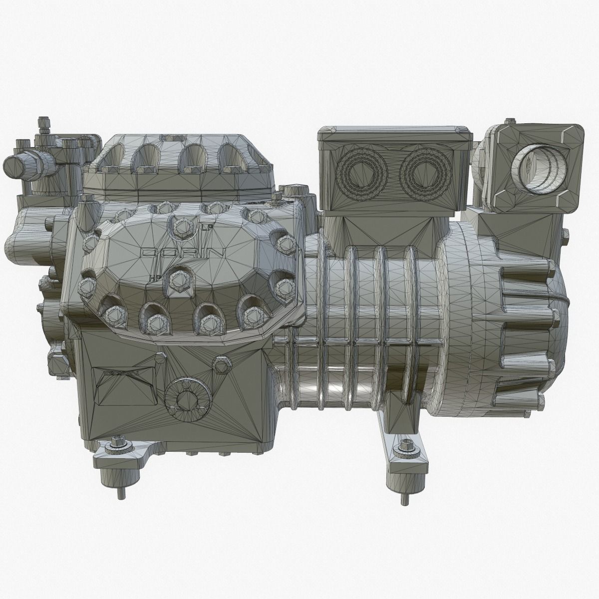 Ice Compressor Hardsurface industrial Machine 3D model | CGTrader