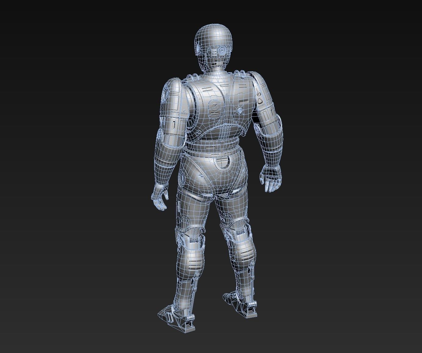 3D model Robocop Low-poly VR / AR / low-poly | CGTrader