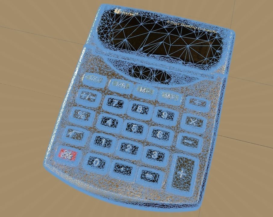 Realistic Calculator 3D model | CGTrader