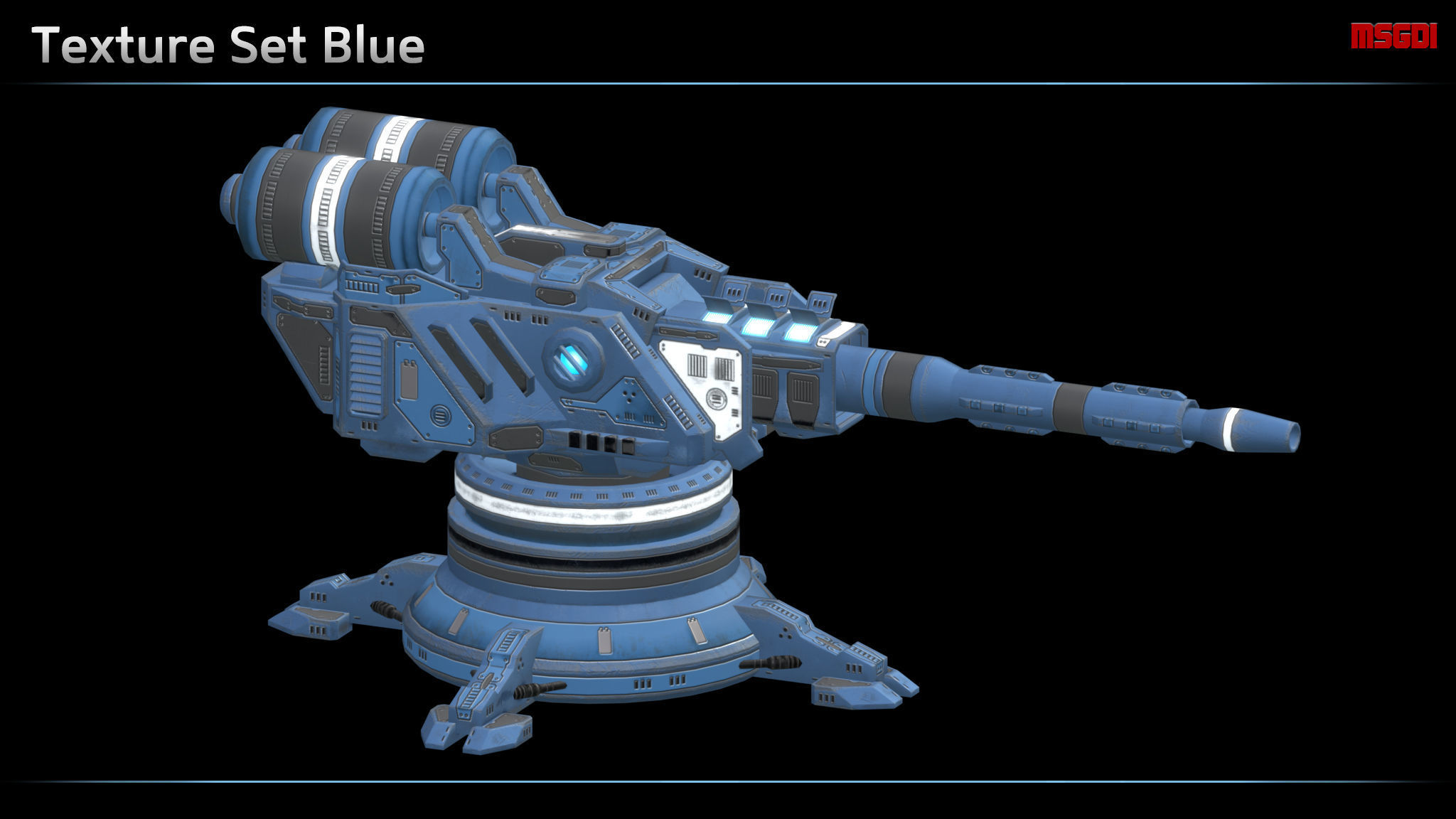 3D model Laser Turret VR / AR / low-poly | CGTrader