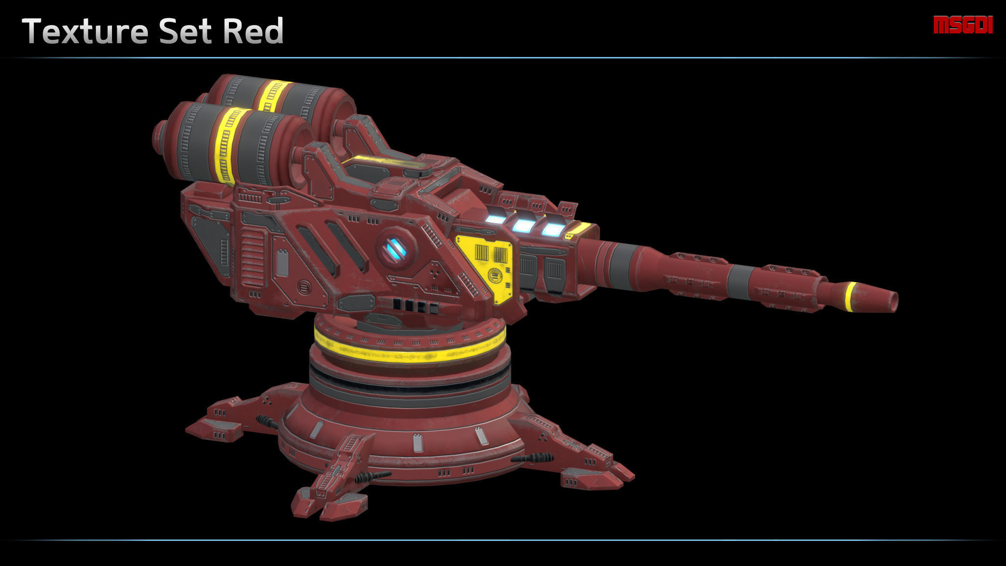 3D model Laser Turret VR / AR / low-poly | CGTrader