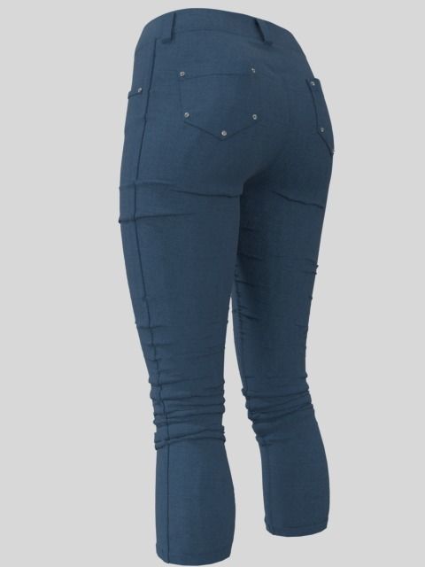 Marvelous Designer Clothes - Female Jean 3D model | CGTrader