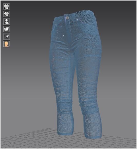 Marvelous Designer Clothes - Female Jean 3D model | CGTrader
