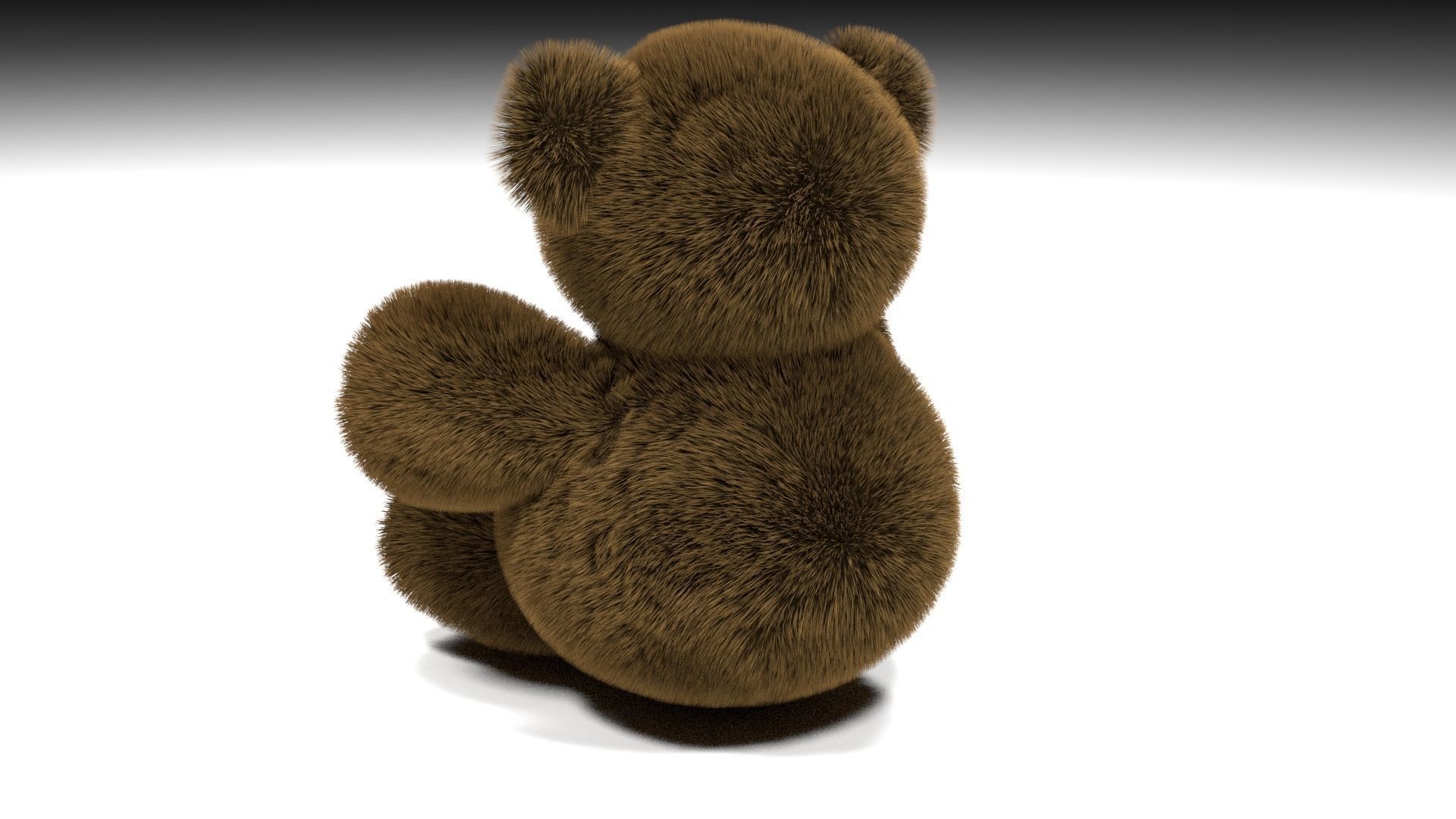 Fluffy Teddy Bear - Blender 3D model | CGTrader