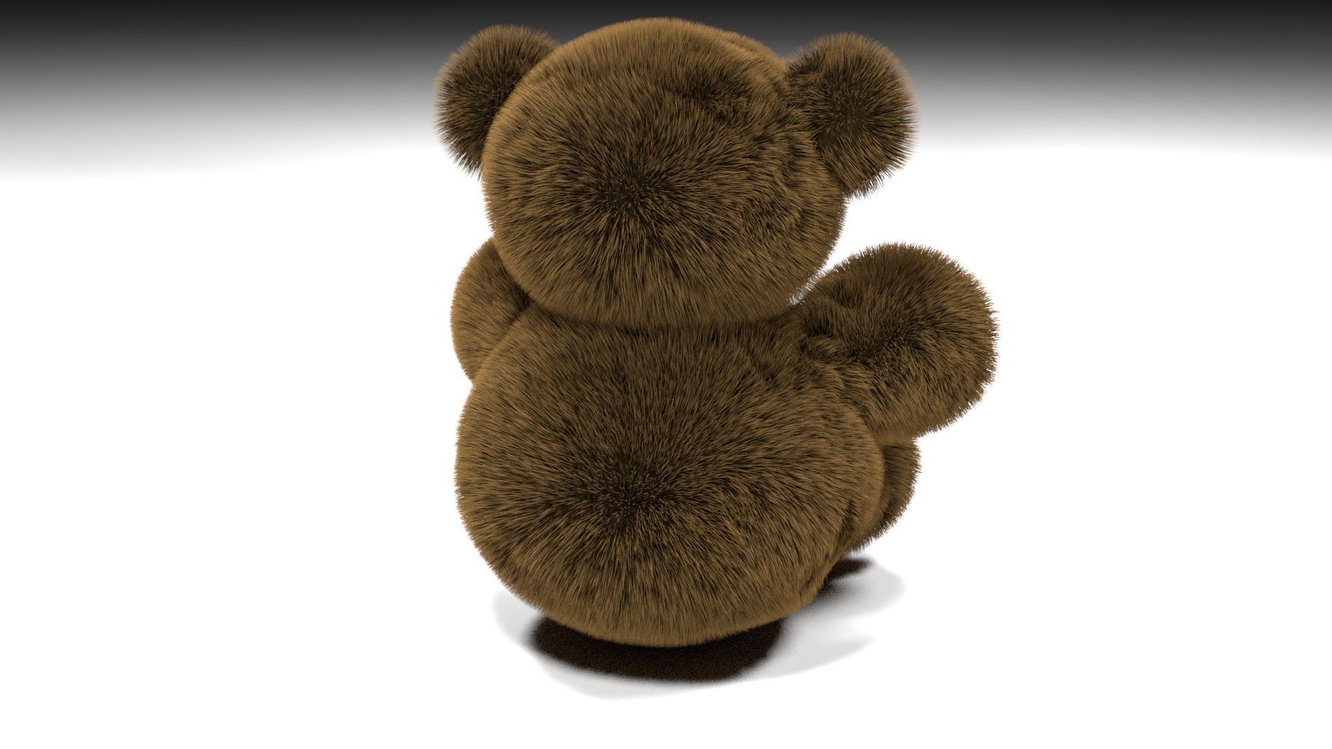 Fluffy Teddy Bear - Blender 3D model | CGTrader
