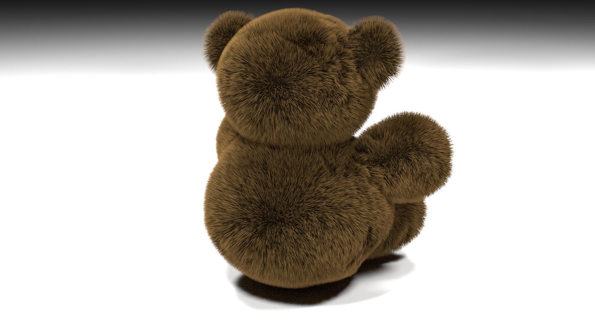 Fluffy Teddy Bear - Blender 3D model | CGTrader
