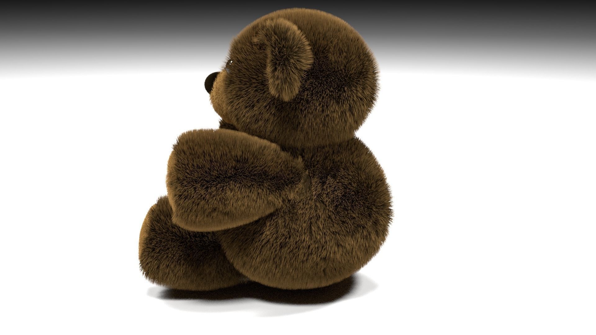 Fluffy Teddy Bear - Blender 3D model | CGTrader