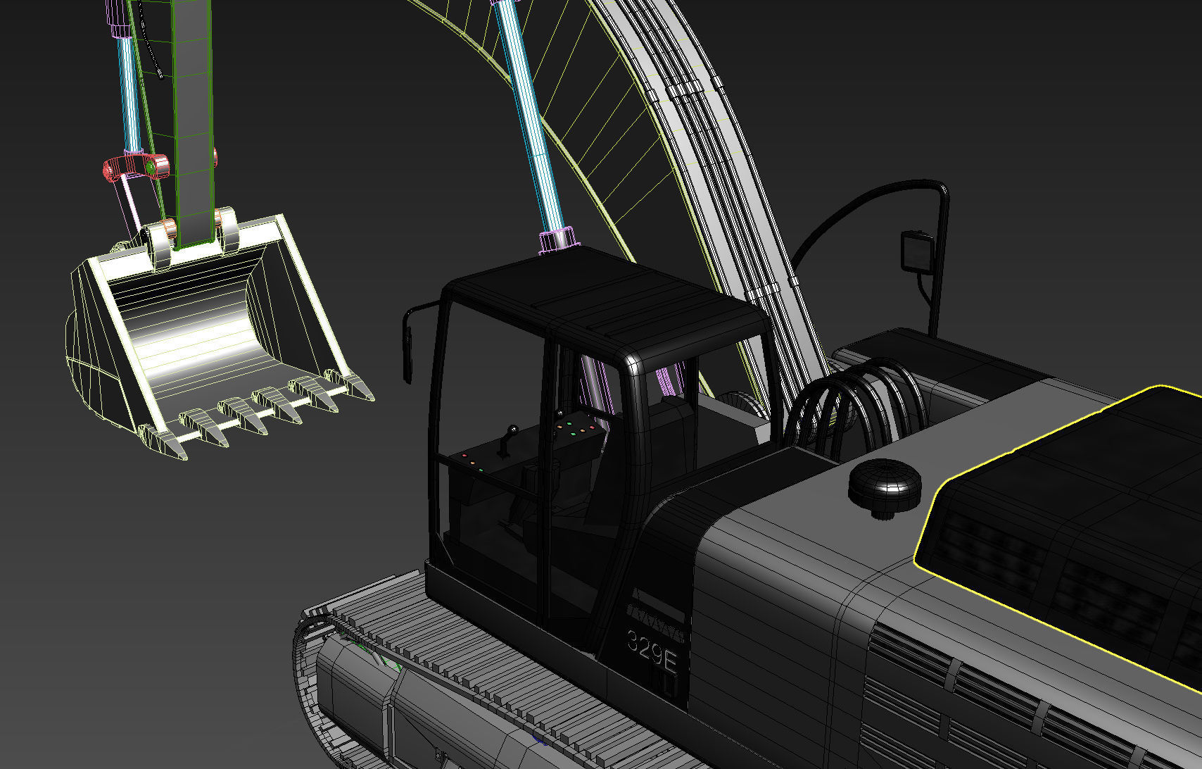 Your Excavator - 3d animated excavator model 3D model animated | CGTrader