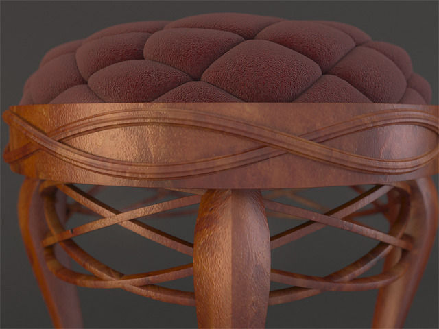 buff chair free 3D model | CGTrader