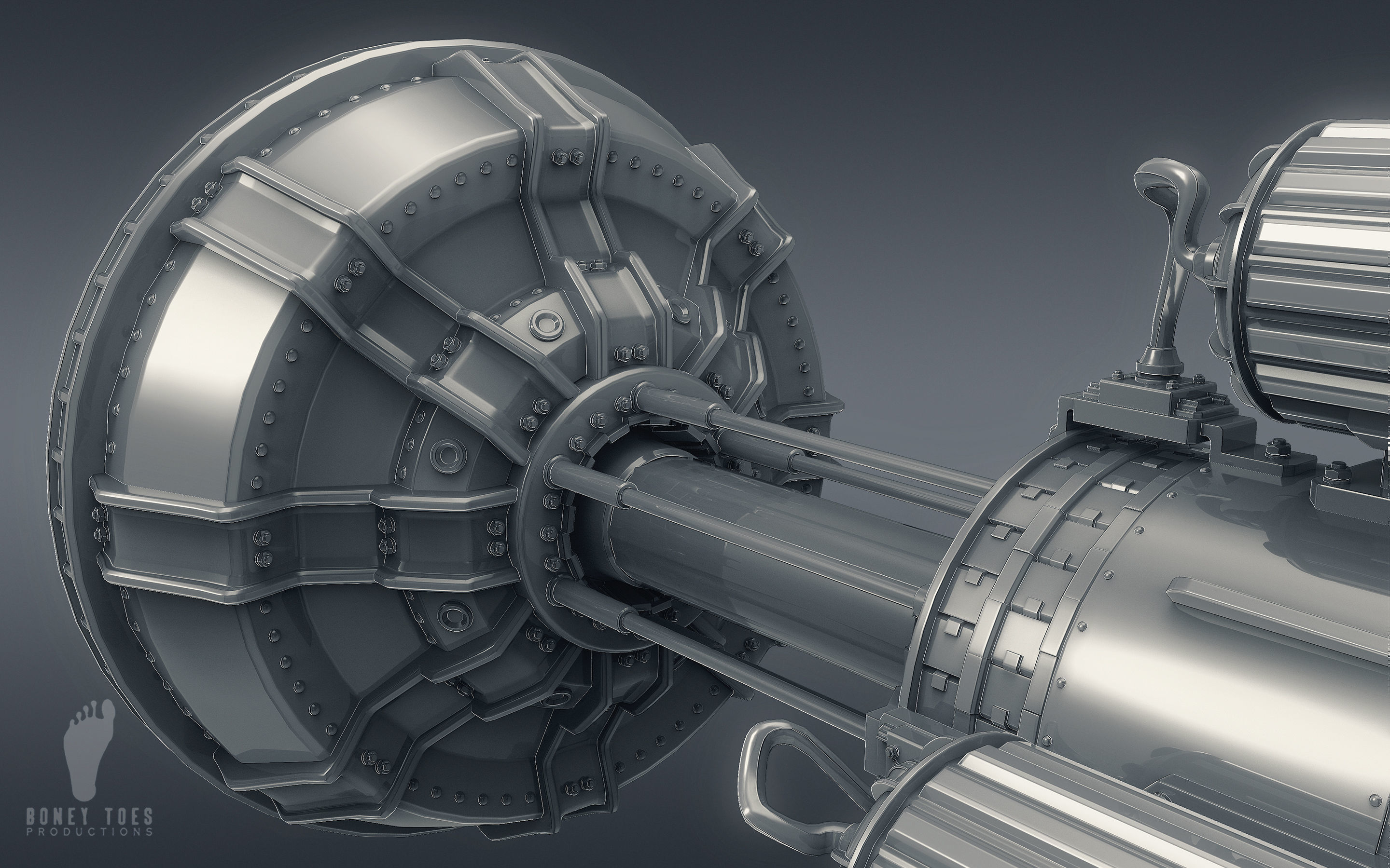 Scifi Ray Gun Blaster 3D Model 3D model | CGTrader