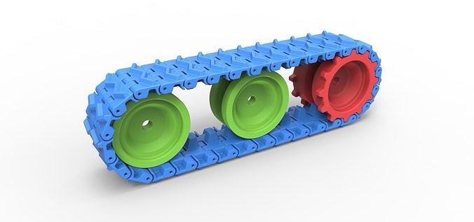 Track for toy models 3D model 3D printable | CGTrader