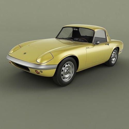 Lotus Elan S3 Coupe 3D model | CGTrader