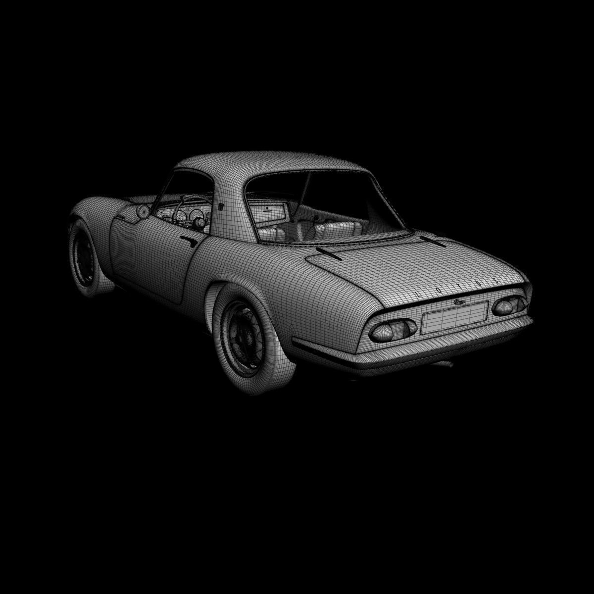 Lotus Elan S3 Coupe 3D model | CGTrader