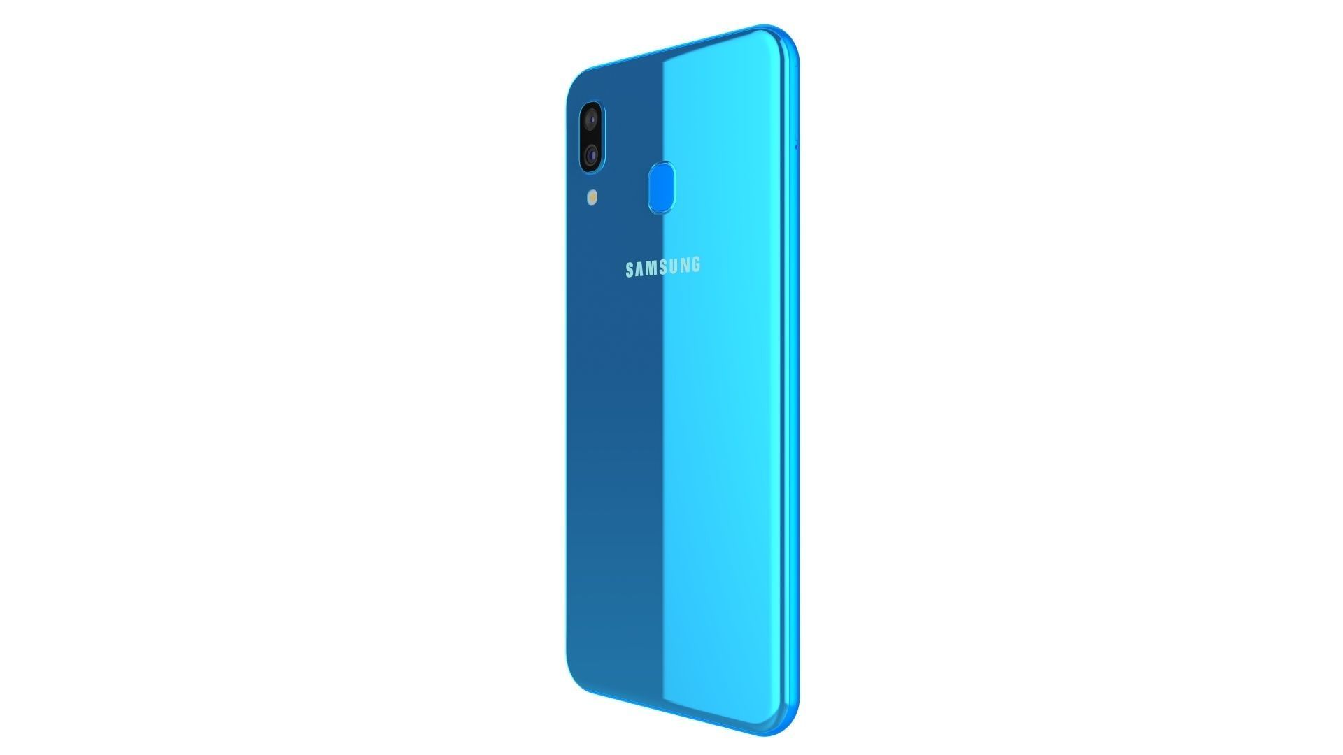 Samsung Galaxy A30 Blue 3D model | CGTrader