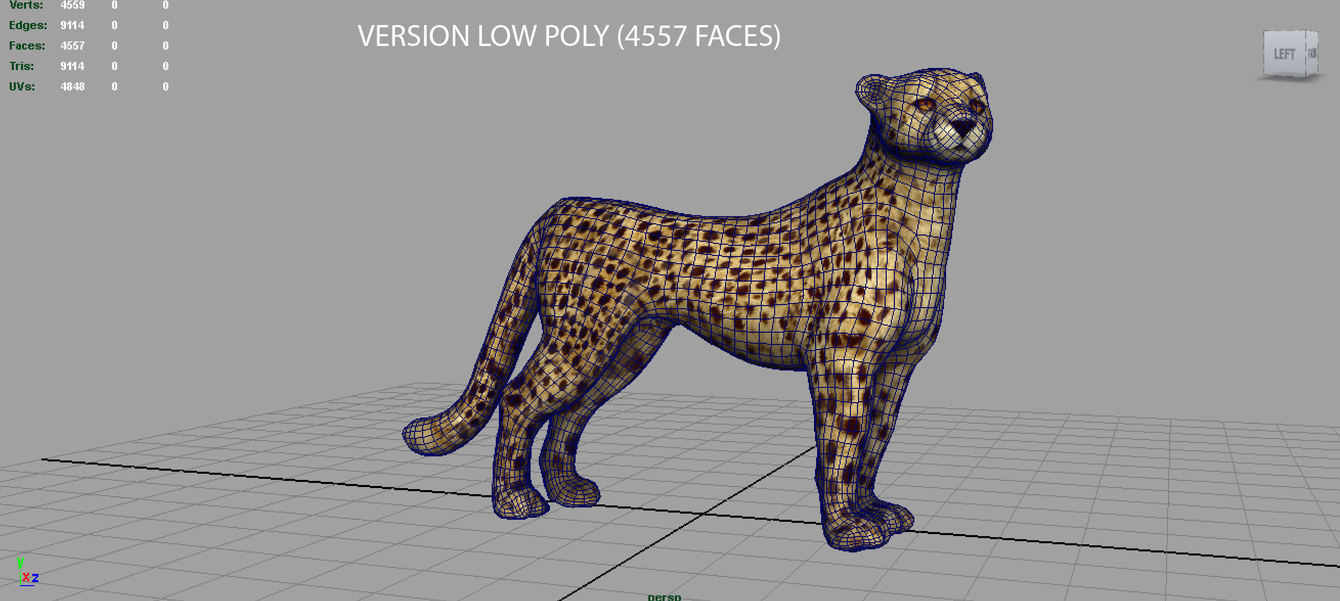 3D model CHEETAH VR / AR / low-poly | CGTrader