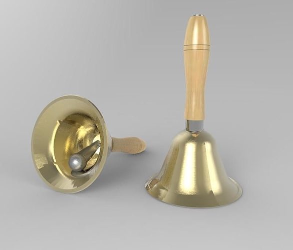 The Hand Bell 3D model | CGTrader