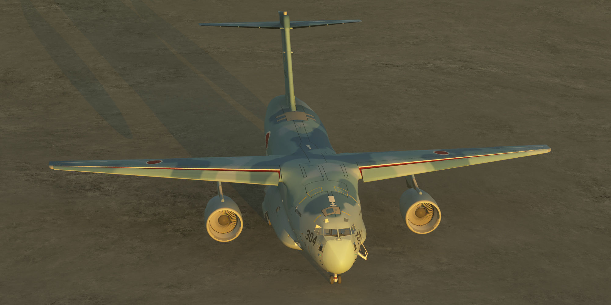 JASDF Kawasaki C-2 Cargo Plane revised edition 3D model | CGTrader