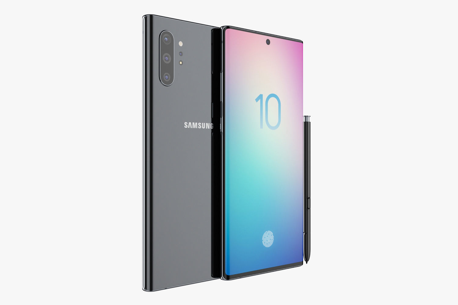 Samsung Galaxy Note 10 and Note 10 Plus 3D model | CGTrader