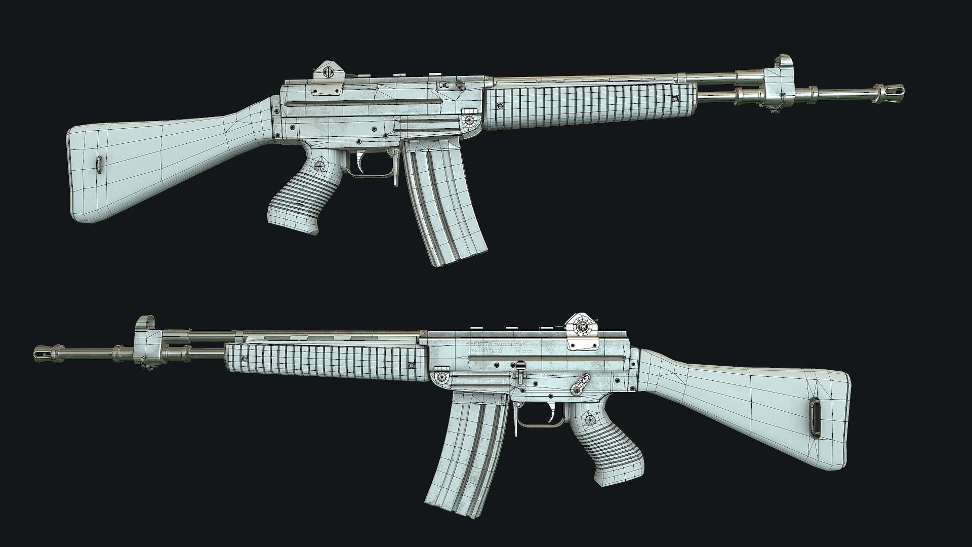 3D model Beretta Ar70 PBR VR / AR / low-poly | CGTrader