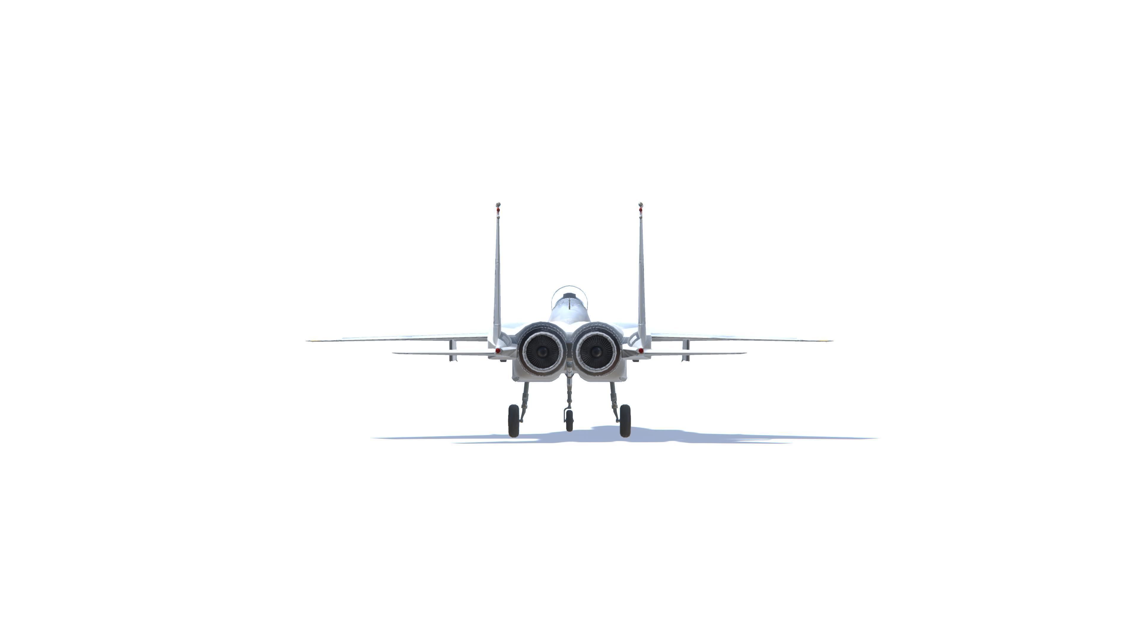 3D model F-15 Eagle Jet Fighter Aircraft VR / AR / low-poly | CGTrader