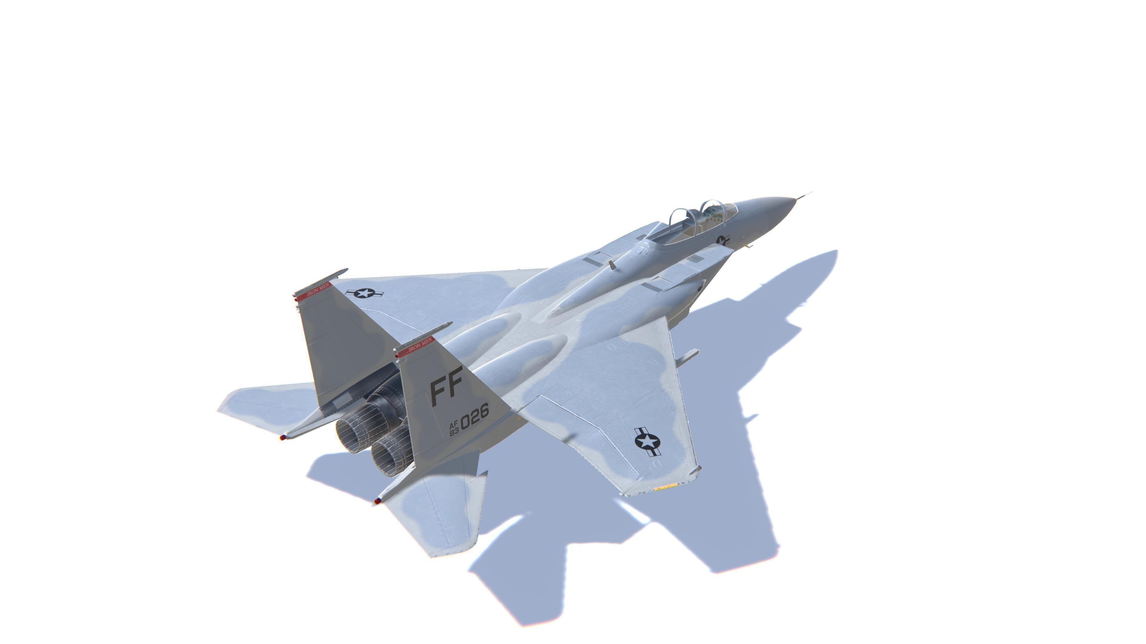 3D model F-15 Eagle Jet Fighter Aircraft VR / AR / low-poly | CGTrader