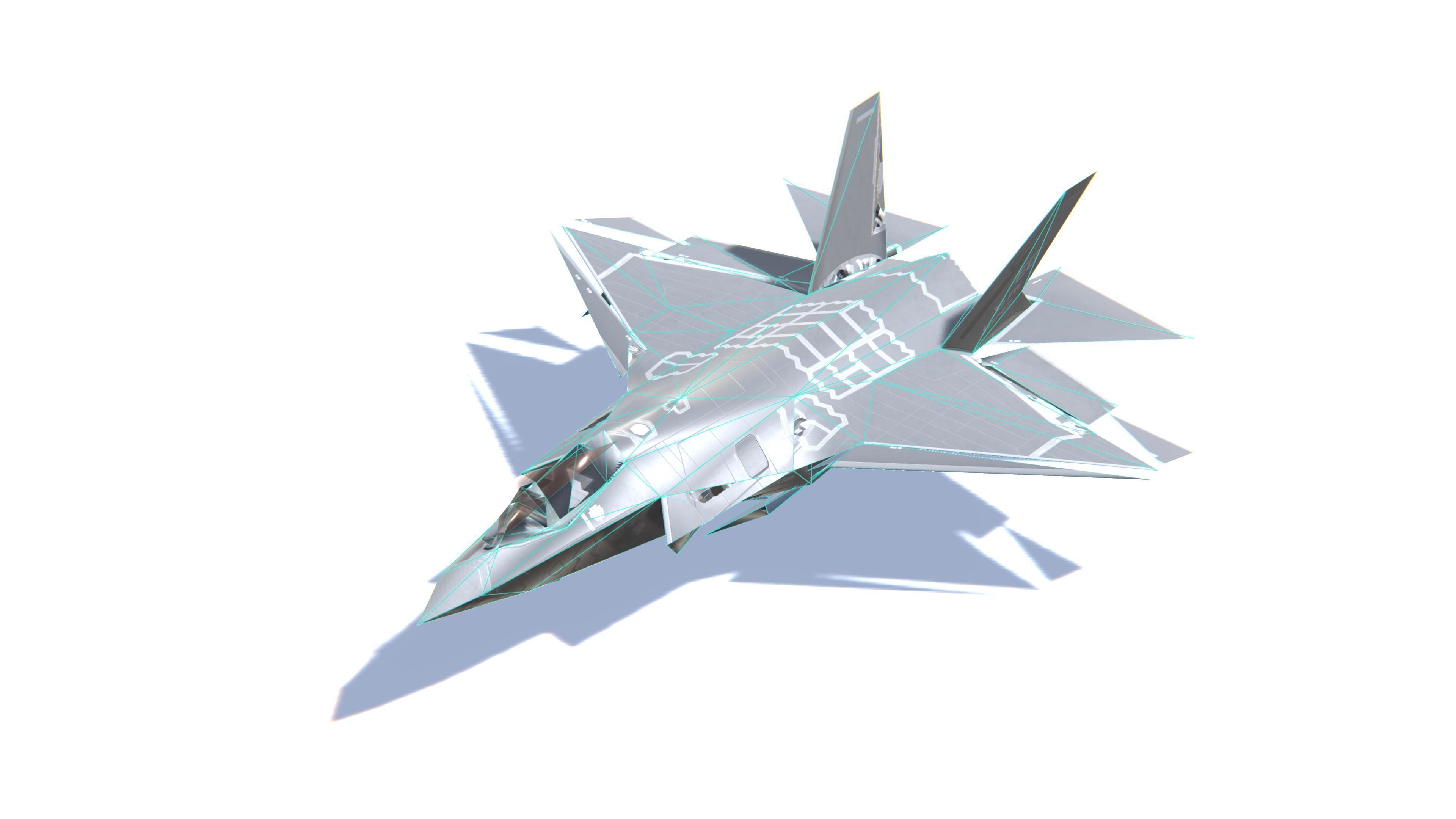 3D model F-35 Lightning Jet Fighter Aircraft VR / AR / low-poly | CGTrader