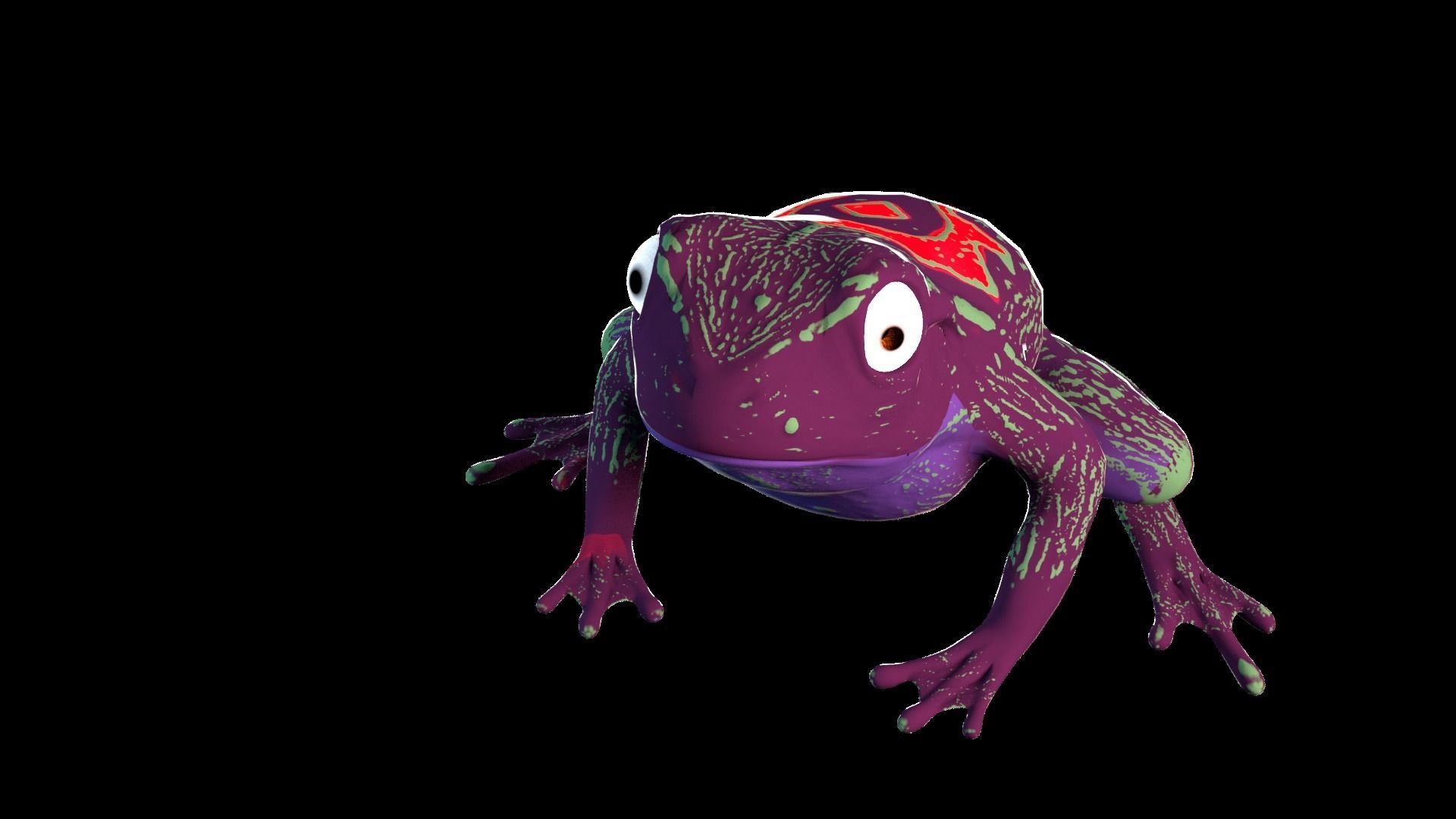 Horde frog 3D model | CGTrader