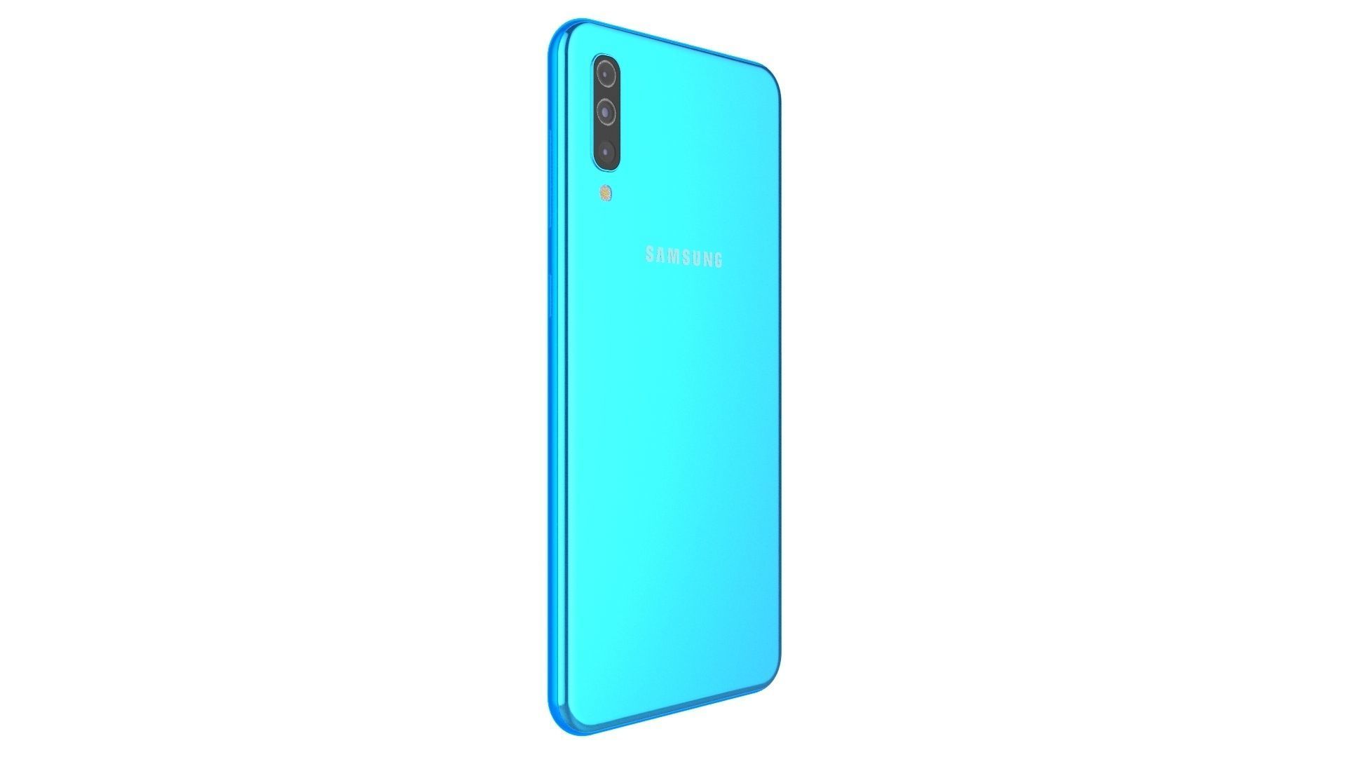 Samsung Galaxy A70 Blue 3D model | CGTrader