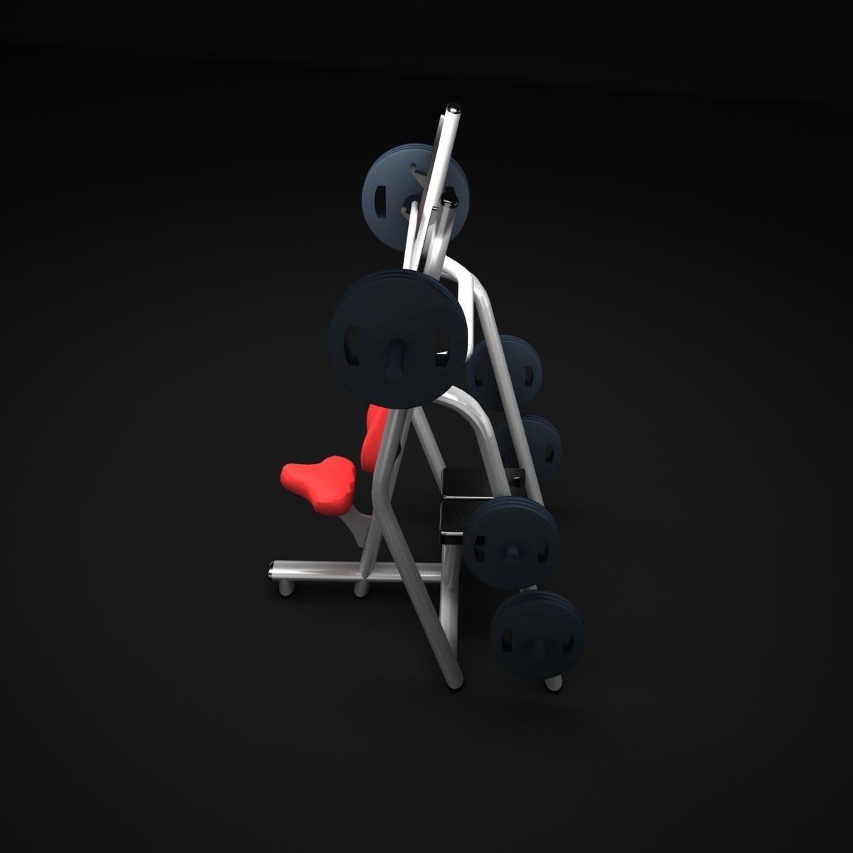 Bench Vertical DR 3D model | CGTrader