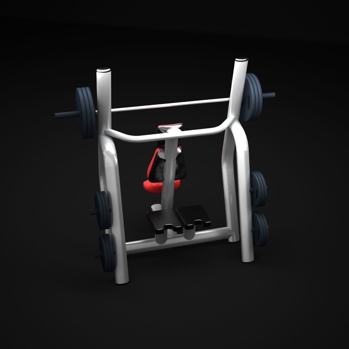 Bench Vertical DR 3D model | CGTrader