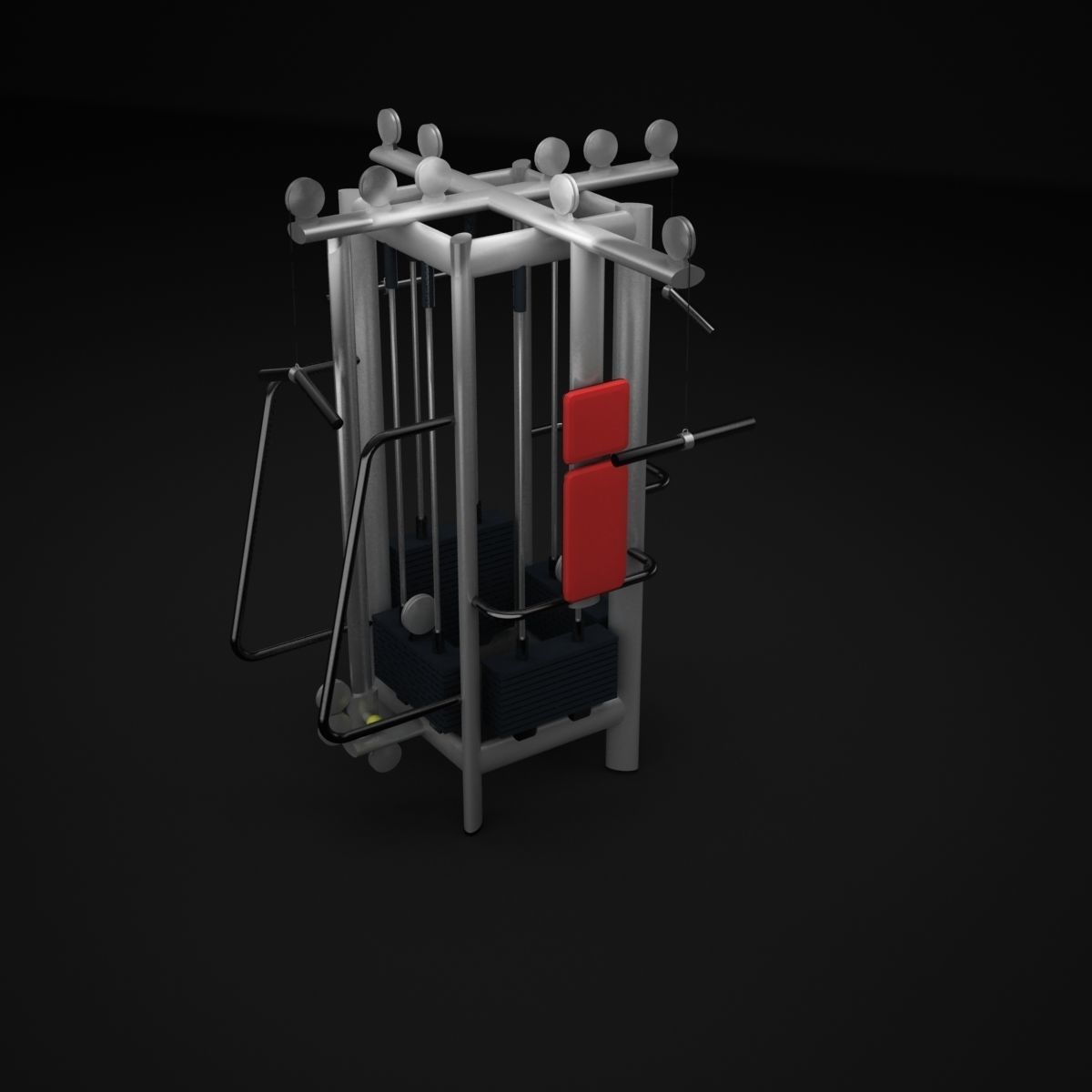 Cable Jungle Machine 3D model | CGTrader