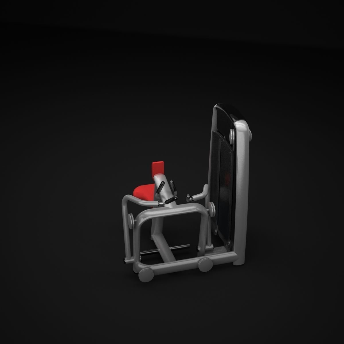 Low Row Machine 3D model | CGTrader