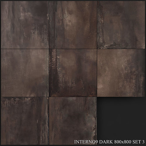 ABK Interno9 Dark 800x800 Set 3 3D model | CGTrader