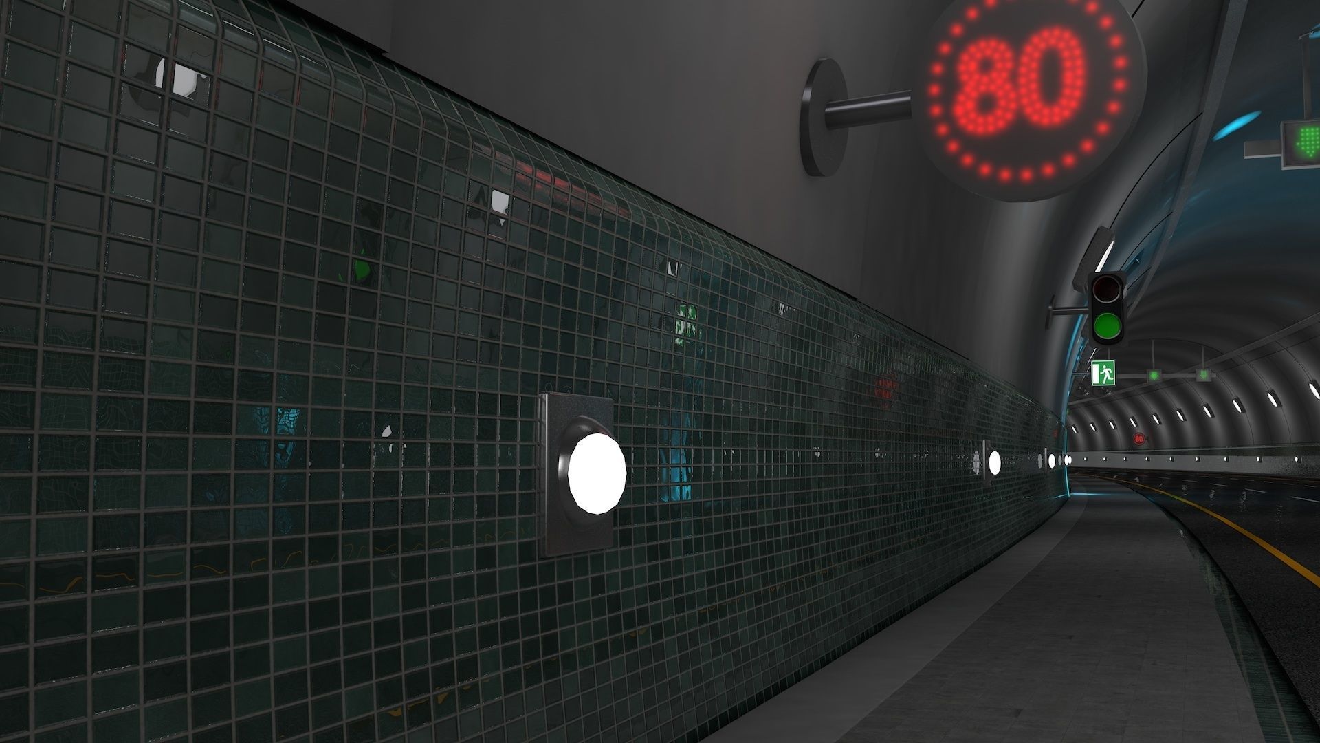 Tunnel Highway 3D model | CGTrader