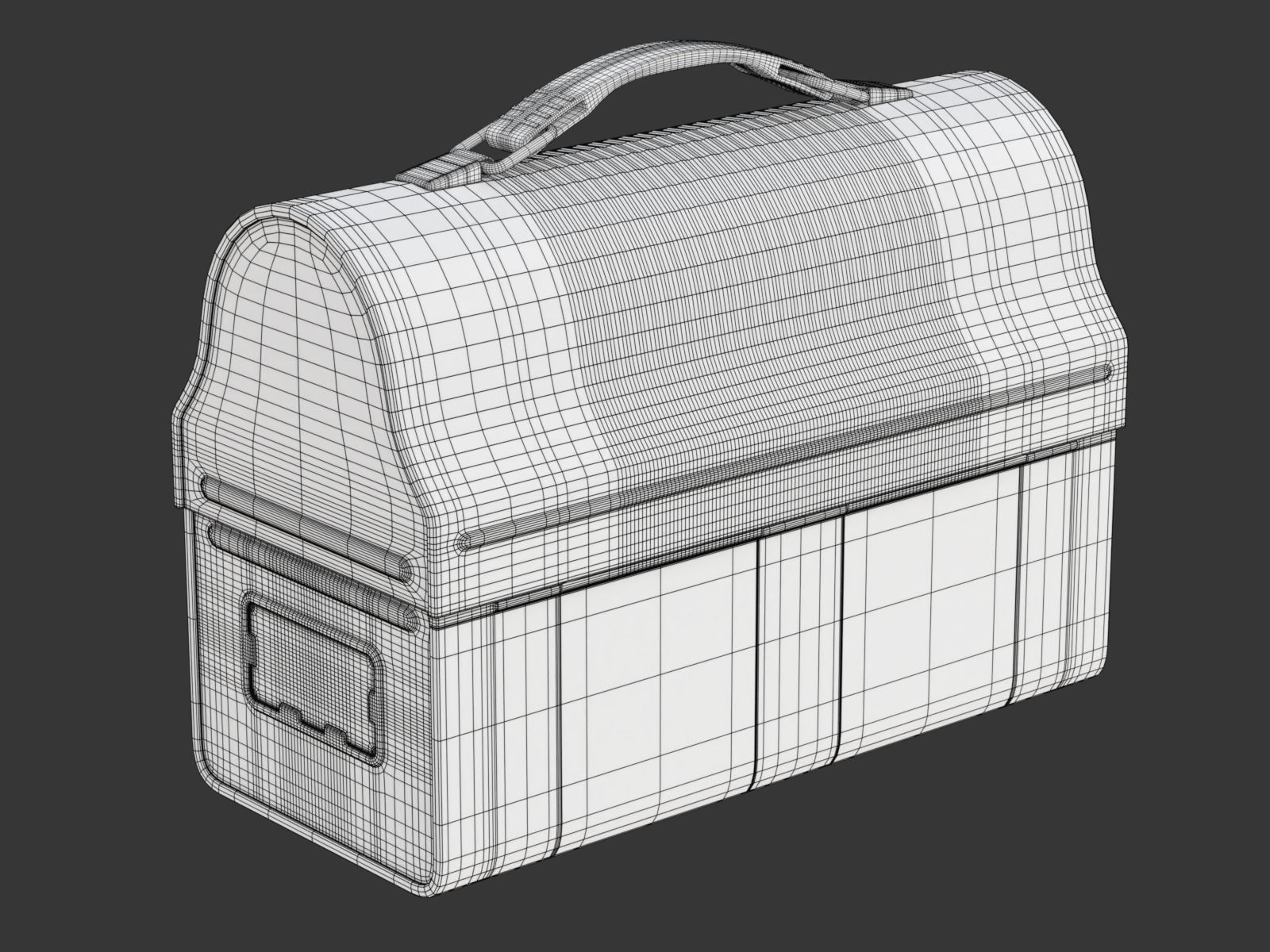 Vintage Lunch Box 3D model | CGTrader