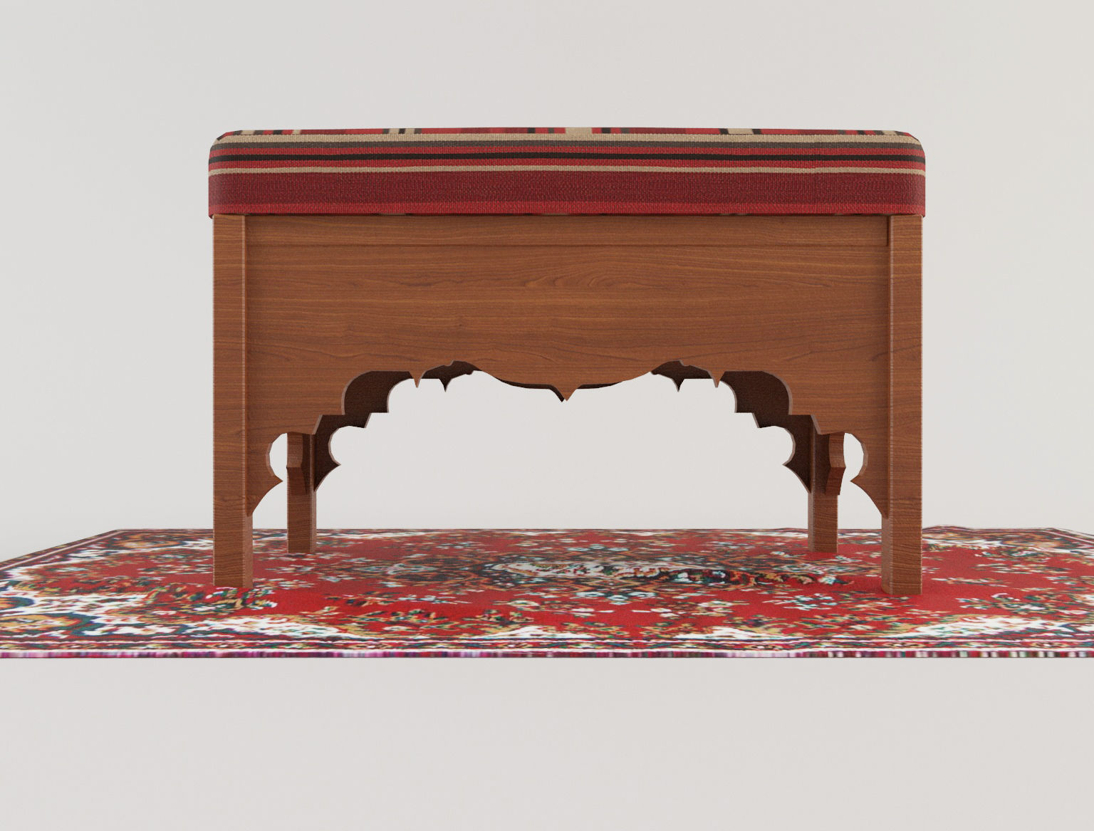 3D model Arabian Bench Lowpoly VR / AR / low-poly | CGTrader