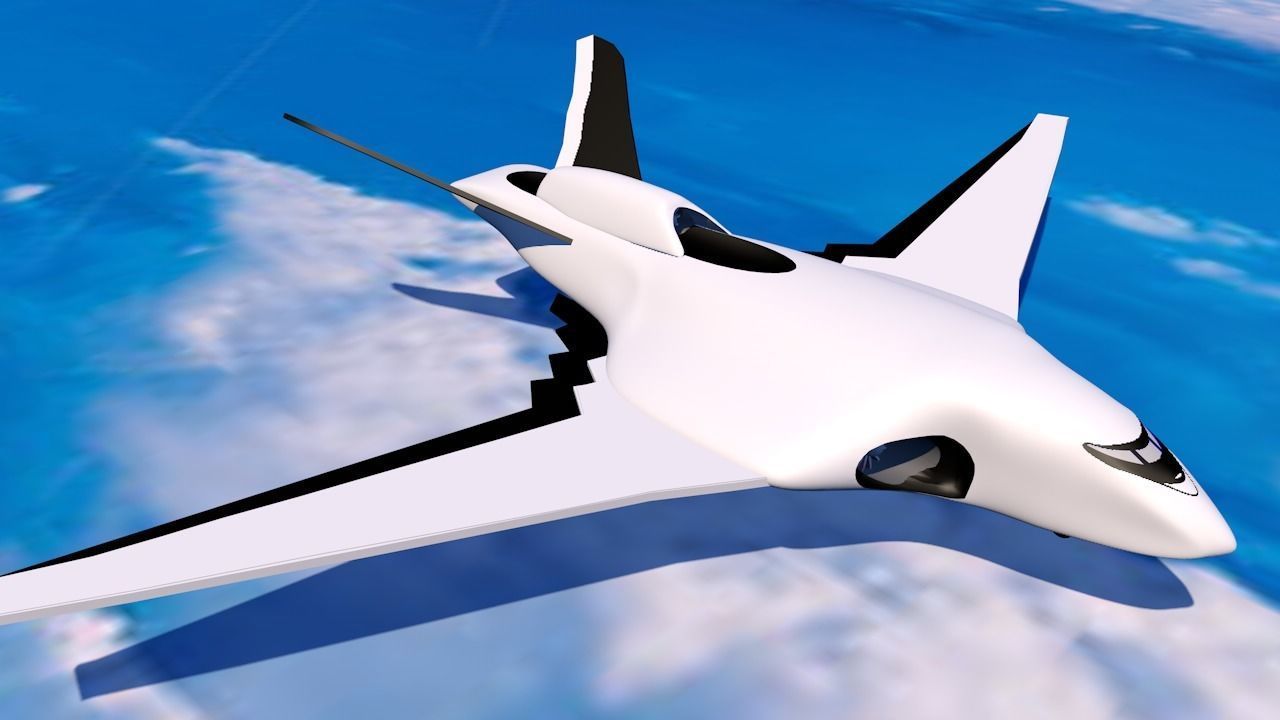 plane Future Russian Special Purpose Aircraft PAK TA 3D model | CGTrader