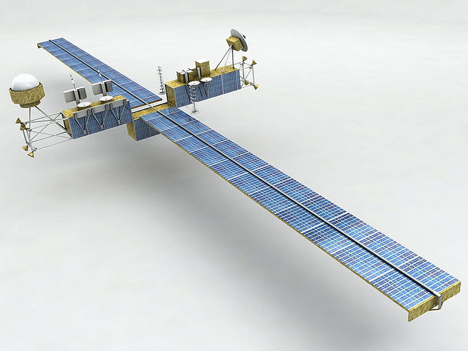 3D model Milstar Satellite VR / AR / low-poly | CGTrader
