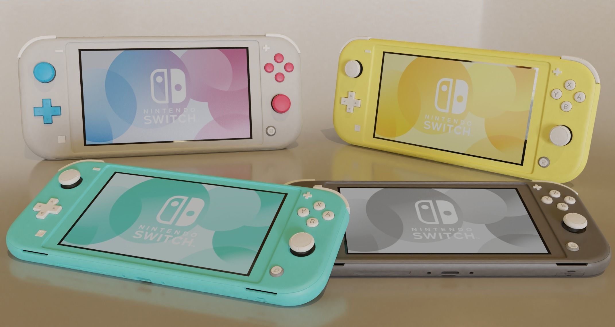 Nintendo switch lite 3D model | CGTrader