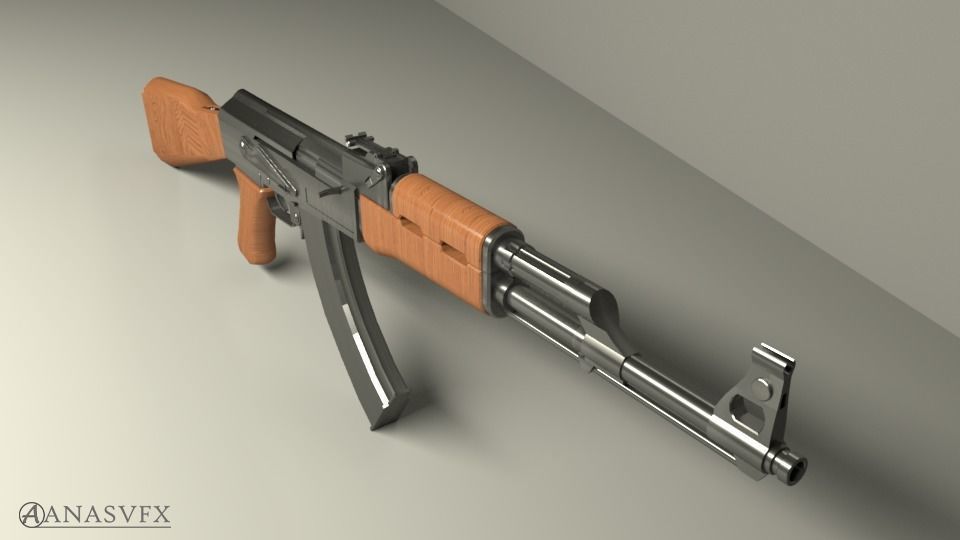 AK 47 3D model | CGTrader