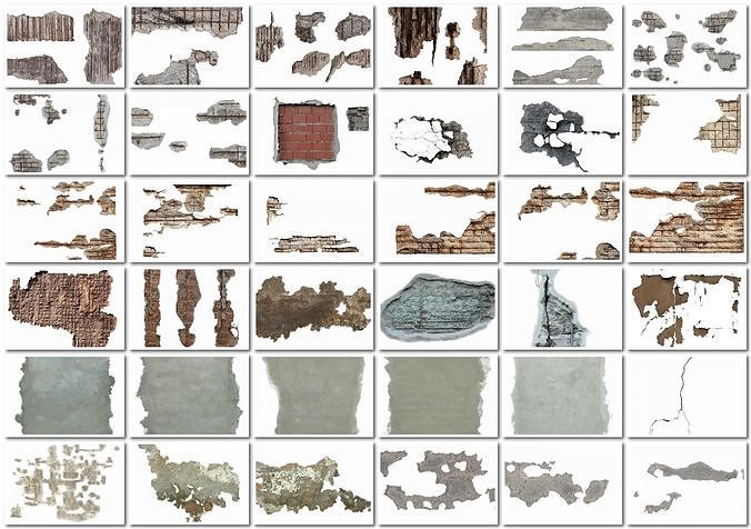 Decals Damage 48 Texture free Texture | CGTrader