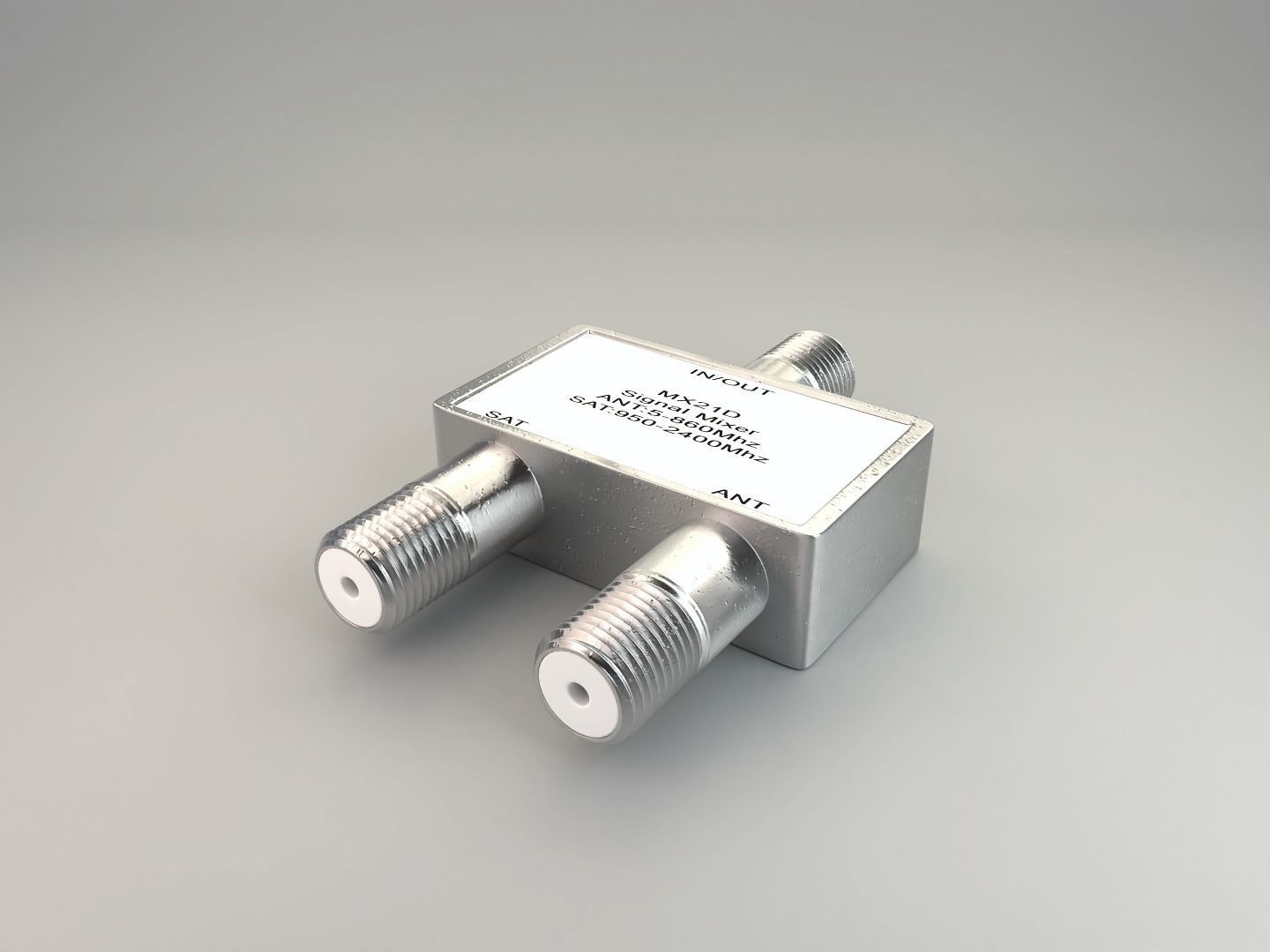 antenna splitter 3D model | CGTrader