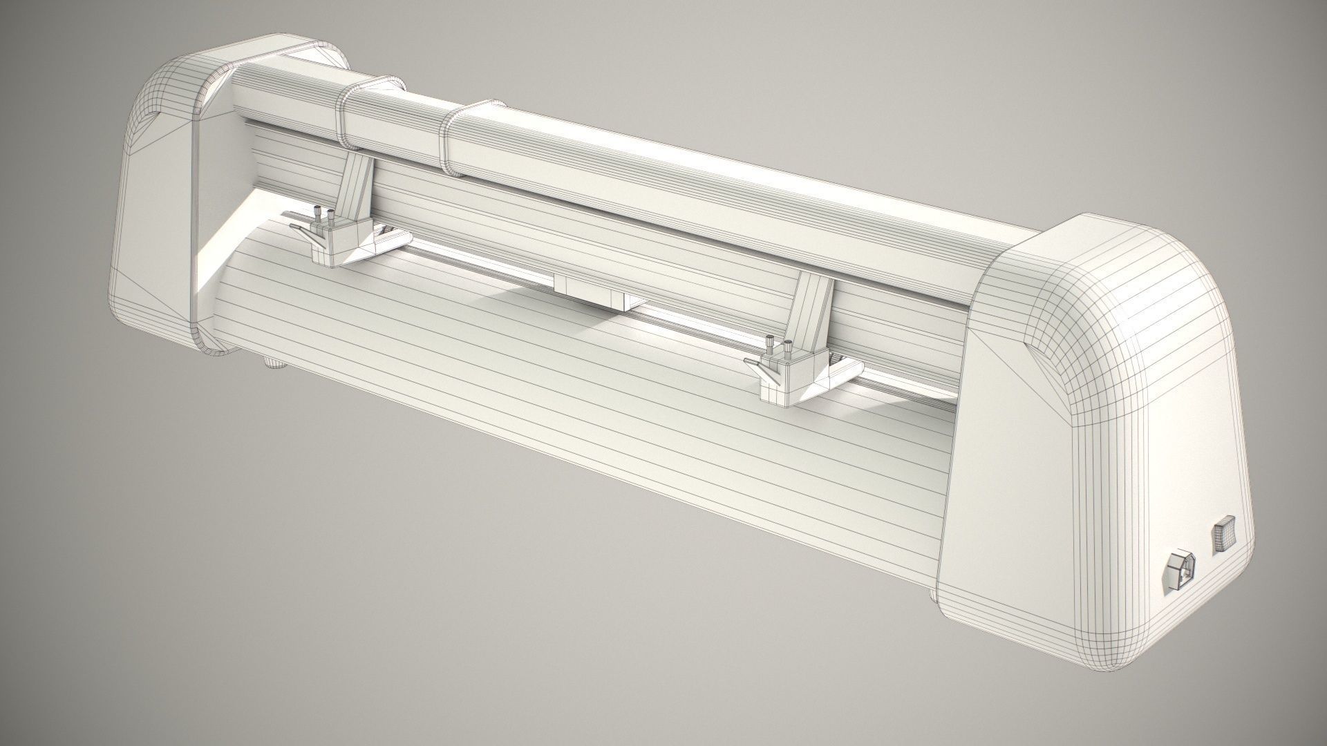 3D model Cutting Plotter Machine VR / AR / low-poly | CGTrader