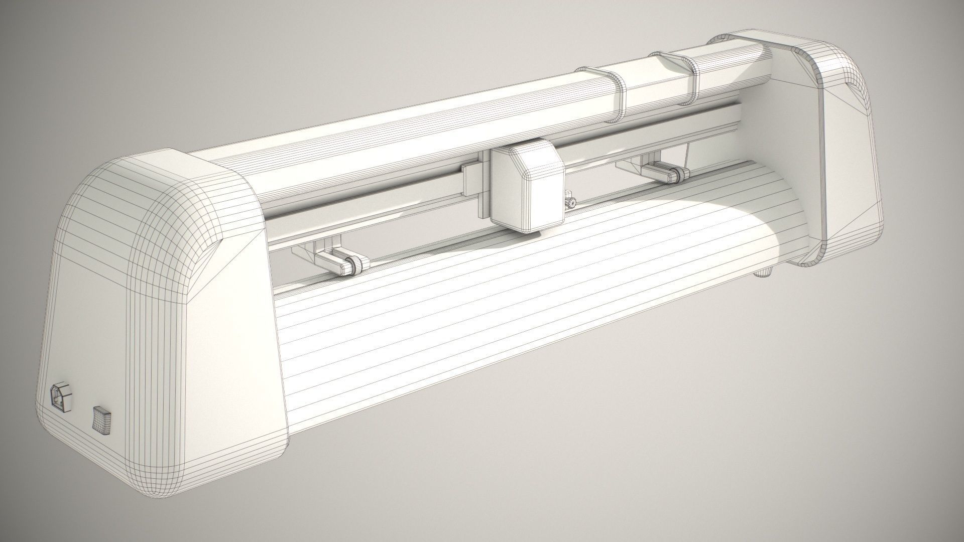 3D model Cutting Plotter Machine VR / AR / low-poly | CGTrader