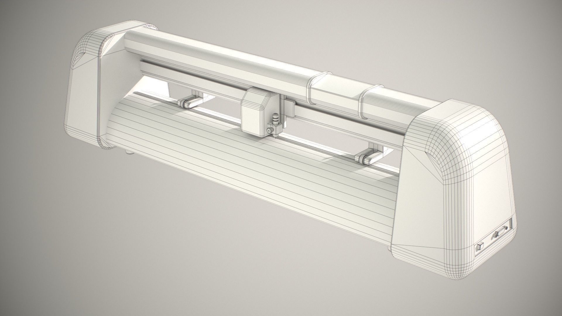 3D model Cutting Plotter Machine VR / AR / low-poly | CGTrader