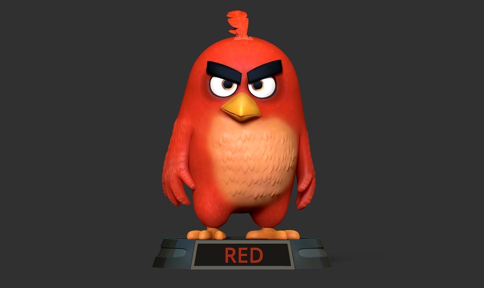 Angry Birds 2 - Red 3D model 3D printable | CGTrader